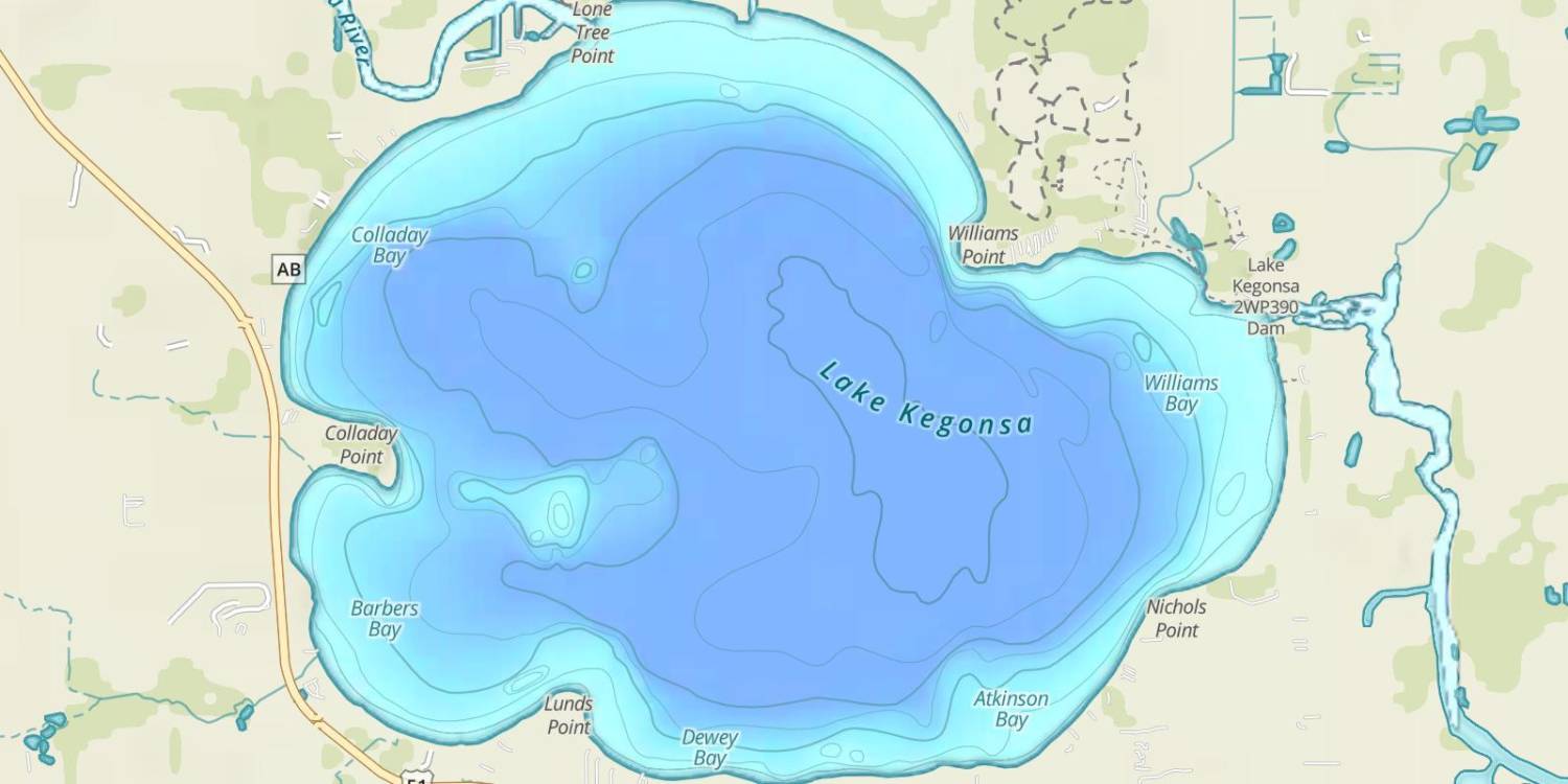 Lake Kegonsa Fishing Maps, Tips, Regulations, and Hot Spots | onX Fish App