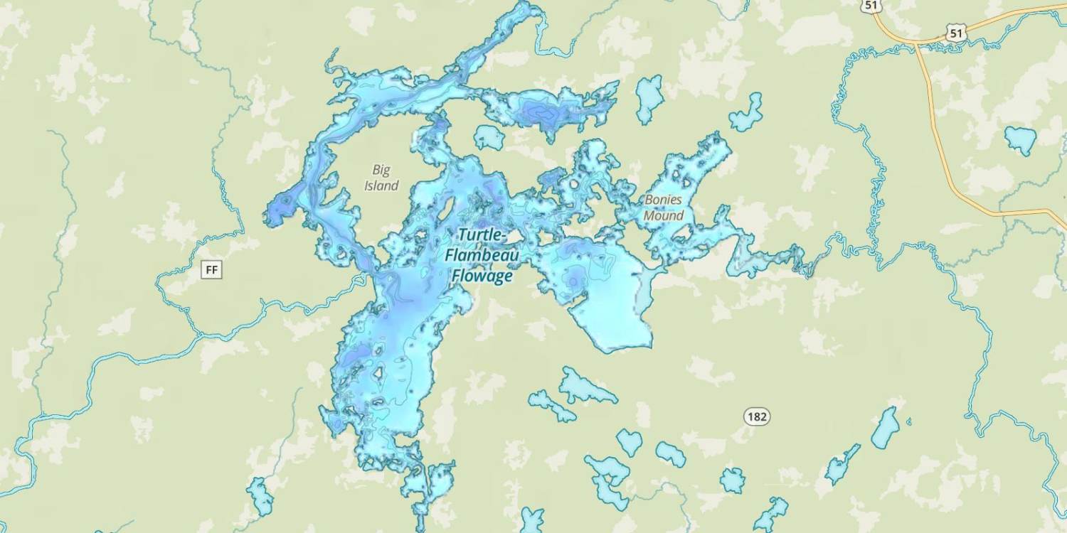 Turtle-Flambeau Flowage Fishing Maps, Tips, Regulations, and Hot Spots ...