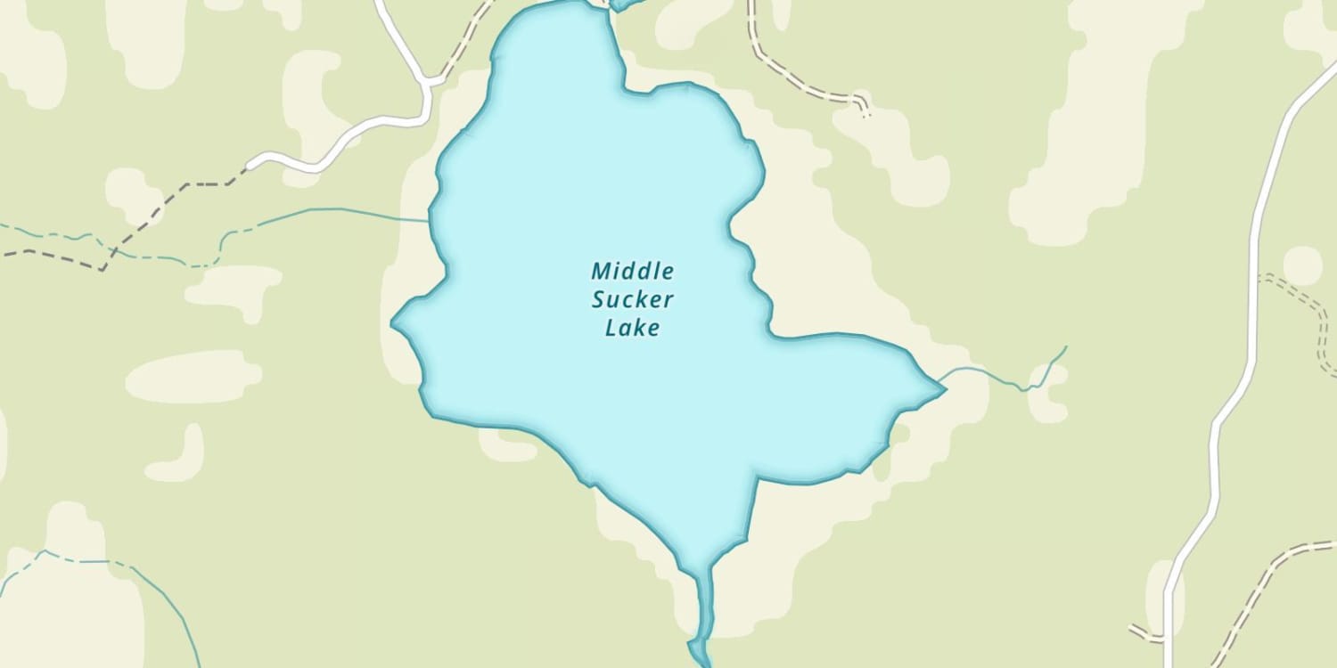 Middle Sucker Lake Fishing Maps, Tips, Regulations, and Hot Spots | onX Fish App