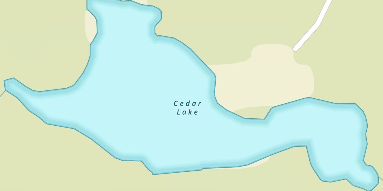 Cedar Lake Fishing Maps, Tips, Regulations, and Hot Spots | onX Fish App