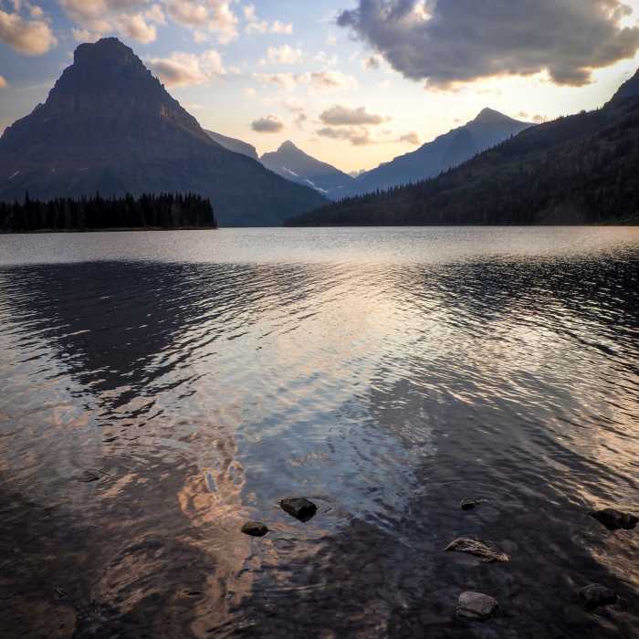 Two Medicine Lake South Shore | Hiking Trail Maps, Difficulty, Trail ...