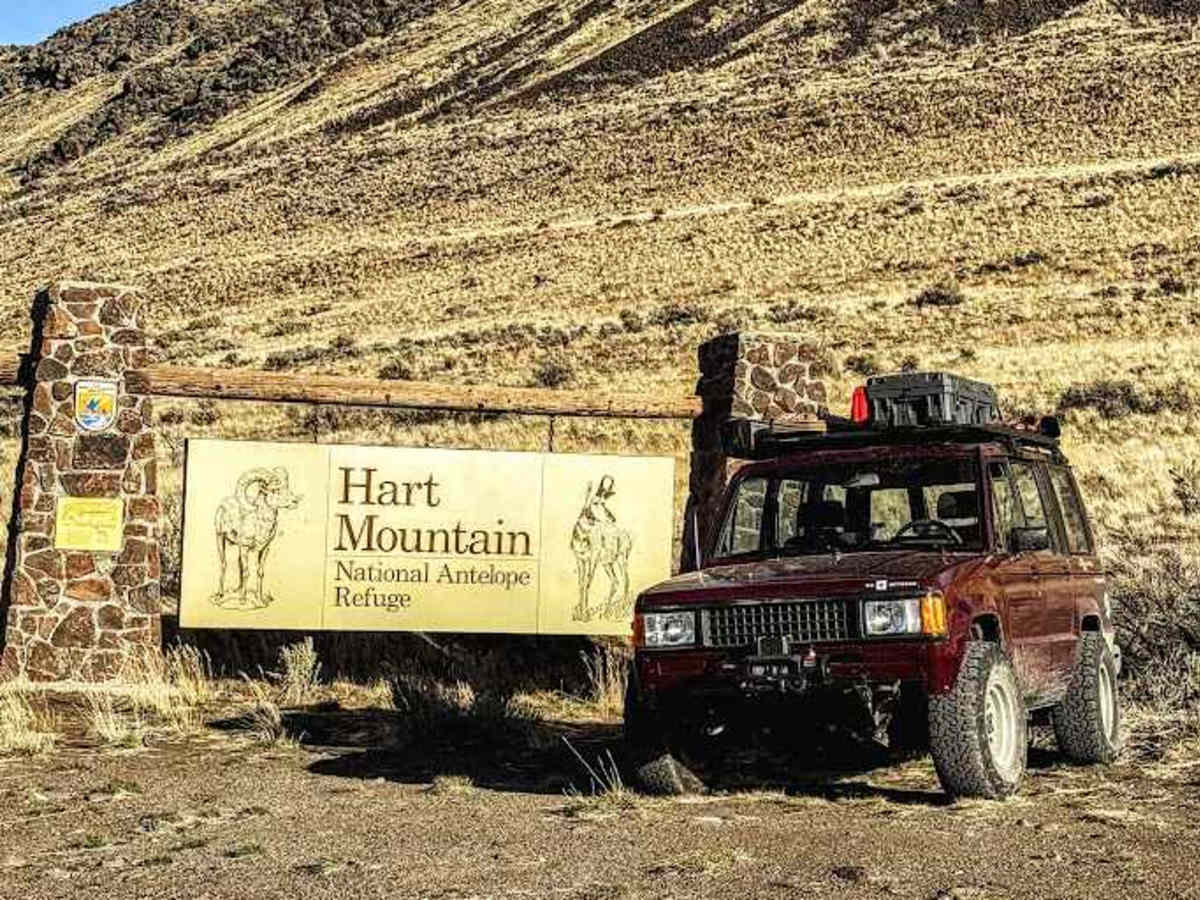 Flook Lake Bypass - Hart Mountain Antelope Refuge | Off-Road Trail Maps ...