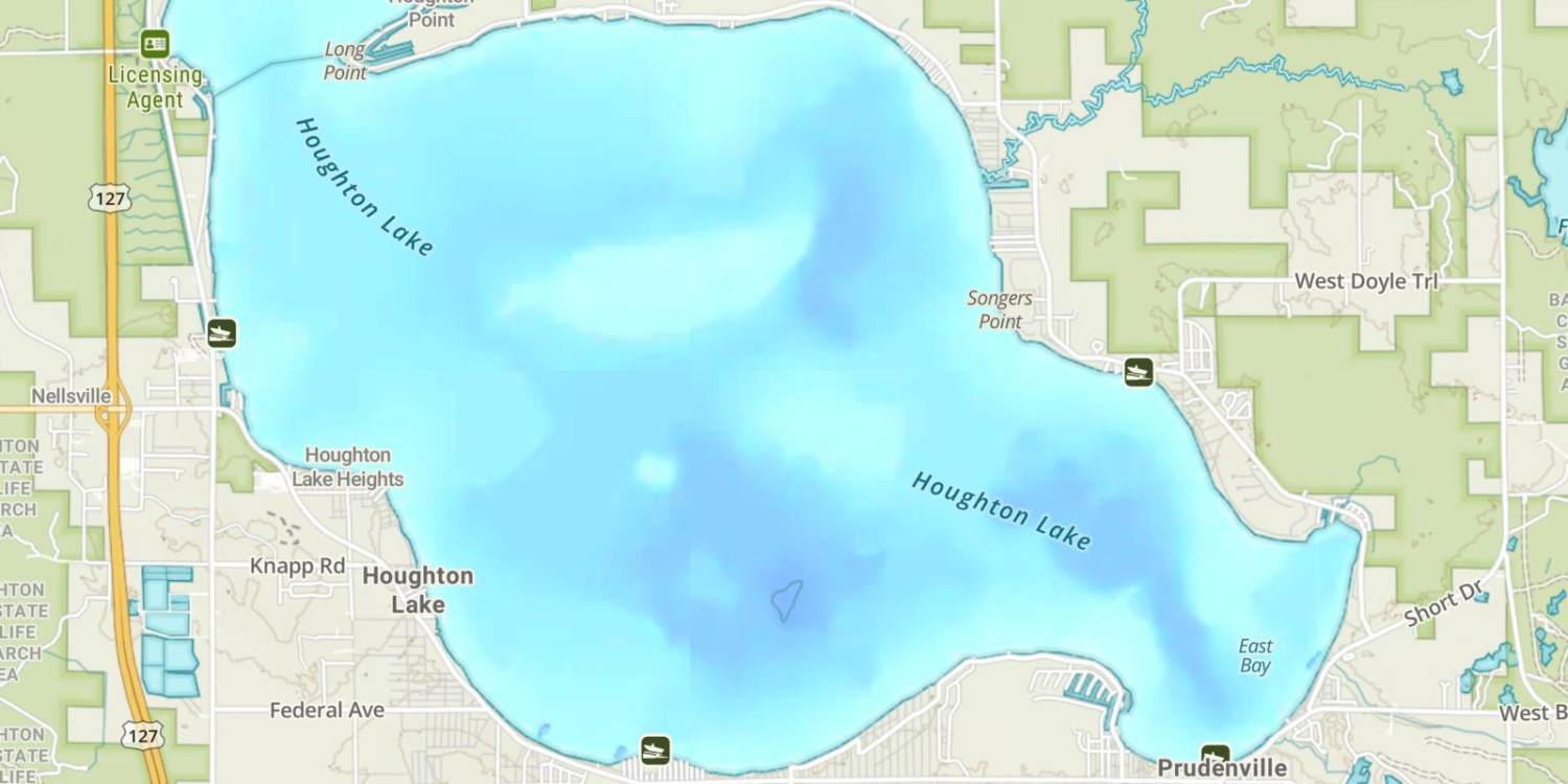 Houghton Lake Fishing Maps, Tips, Regulations, and Hot Spots | onX Fish App